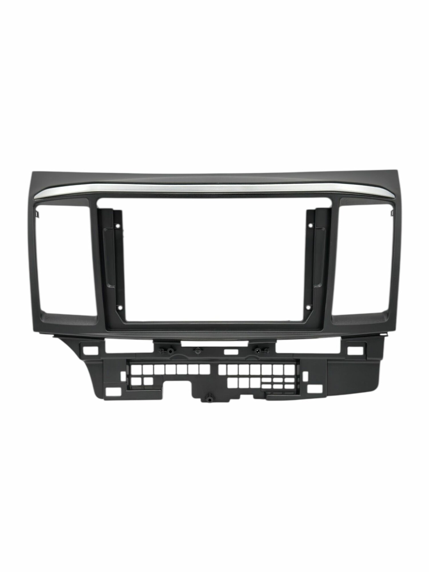 Переходная рамка для Mitsubishi Lancer 10 (X) 2007-2017, 9 дюймов, черный