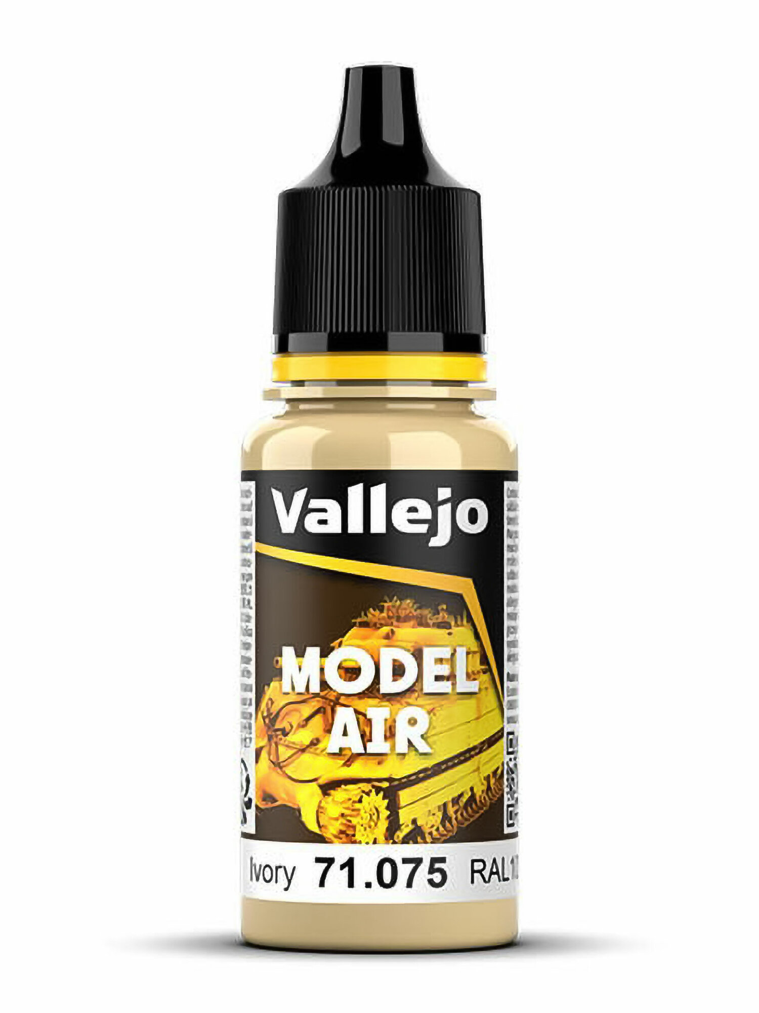 Краска акриловая для аэрографа Vallejo серии Model Air - Ivory 71075 , 18 мл