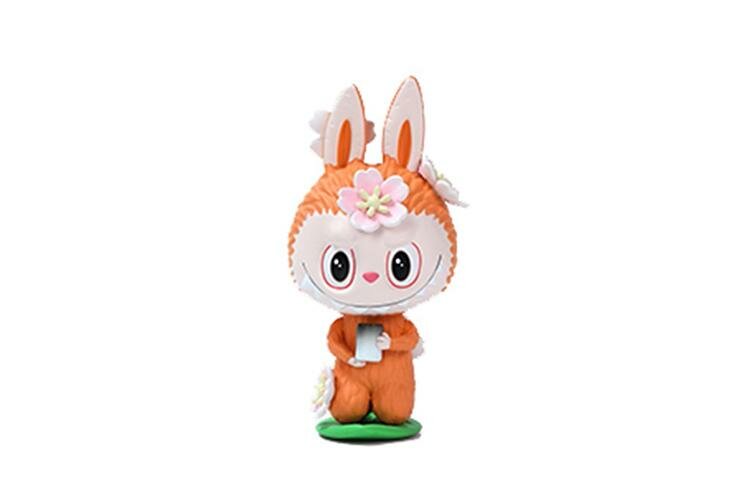 Фигурка унисекс POP MART Labubu Монстры Эльфы Цветов Серия Венерина Мухоловка, Confirmed-Cherry Blossom (Open)