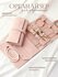 CHARMING SHOP Шкатулка для украшений из экозамши, розовая, 17x34 см, с 6 отделен...