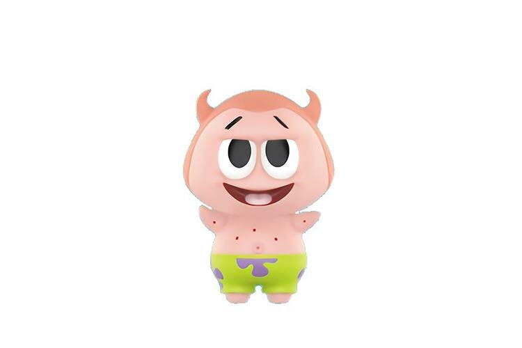 Фигурка унисекс POP MART Labubu The Monsters Спанч Боб Планктон x Tycoco, yellow, Confirmed-Patrick Star X YAYA (Open)