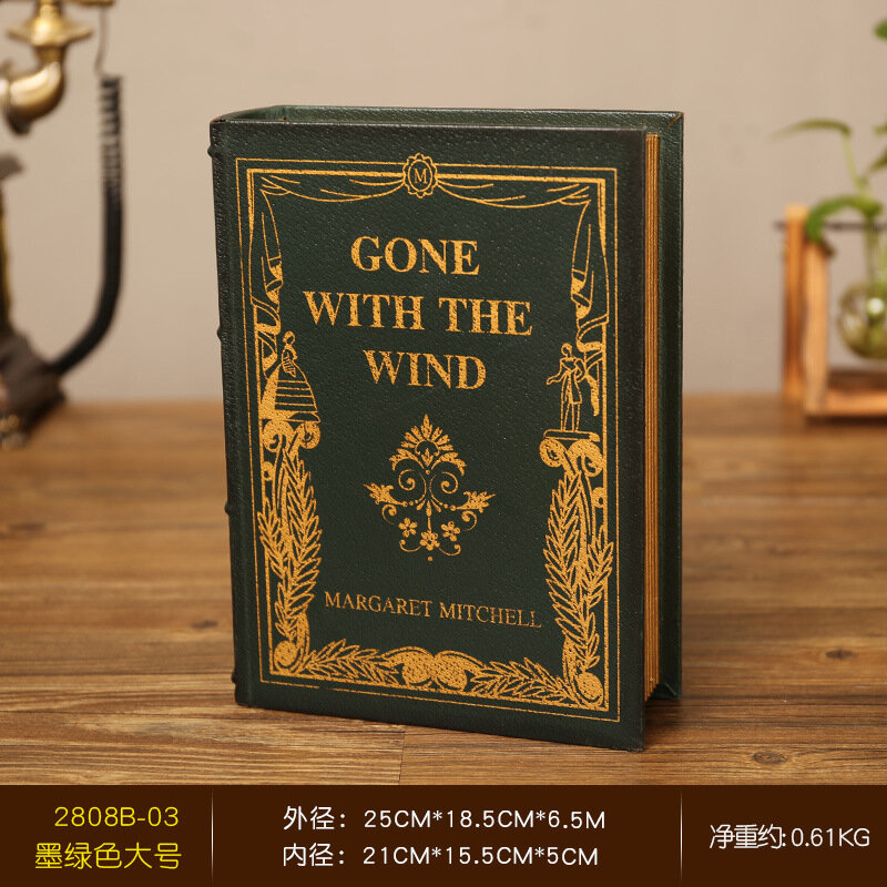 2026 Европейский ретро имитация книги, персонализированное украшение для гостиной, кабинета, отеля, офиса, декоративная поддельная книга, реквизит для фотографии