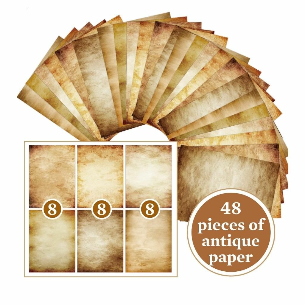 Ретро-бумага для принтера, 48 листов, формат А4, - I