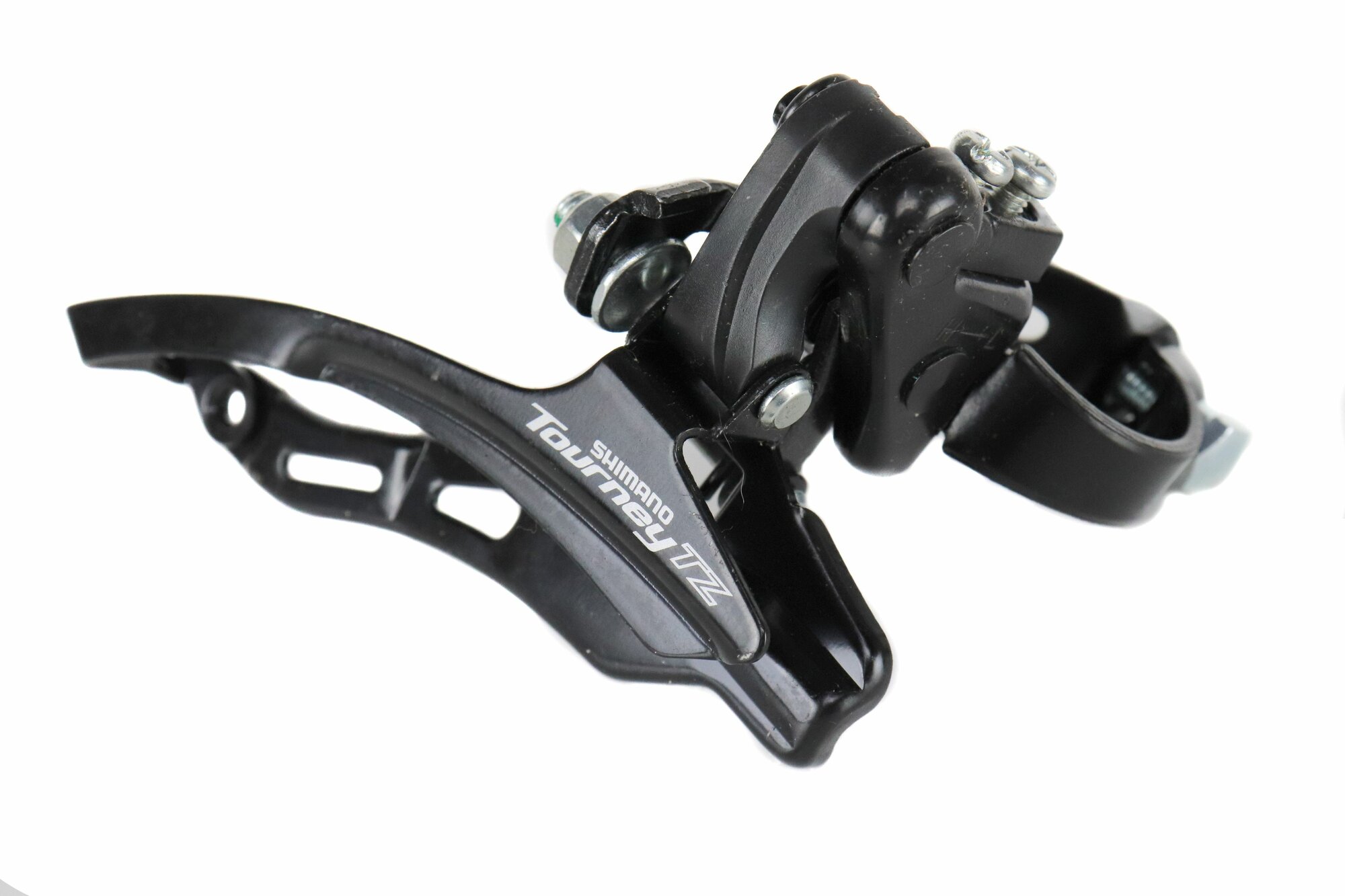 Переключатель передний "SHIMANO" TZ500, верхняя тяга, 31.8мм, 42T