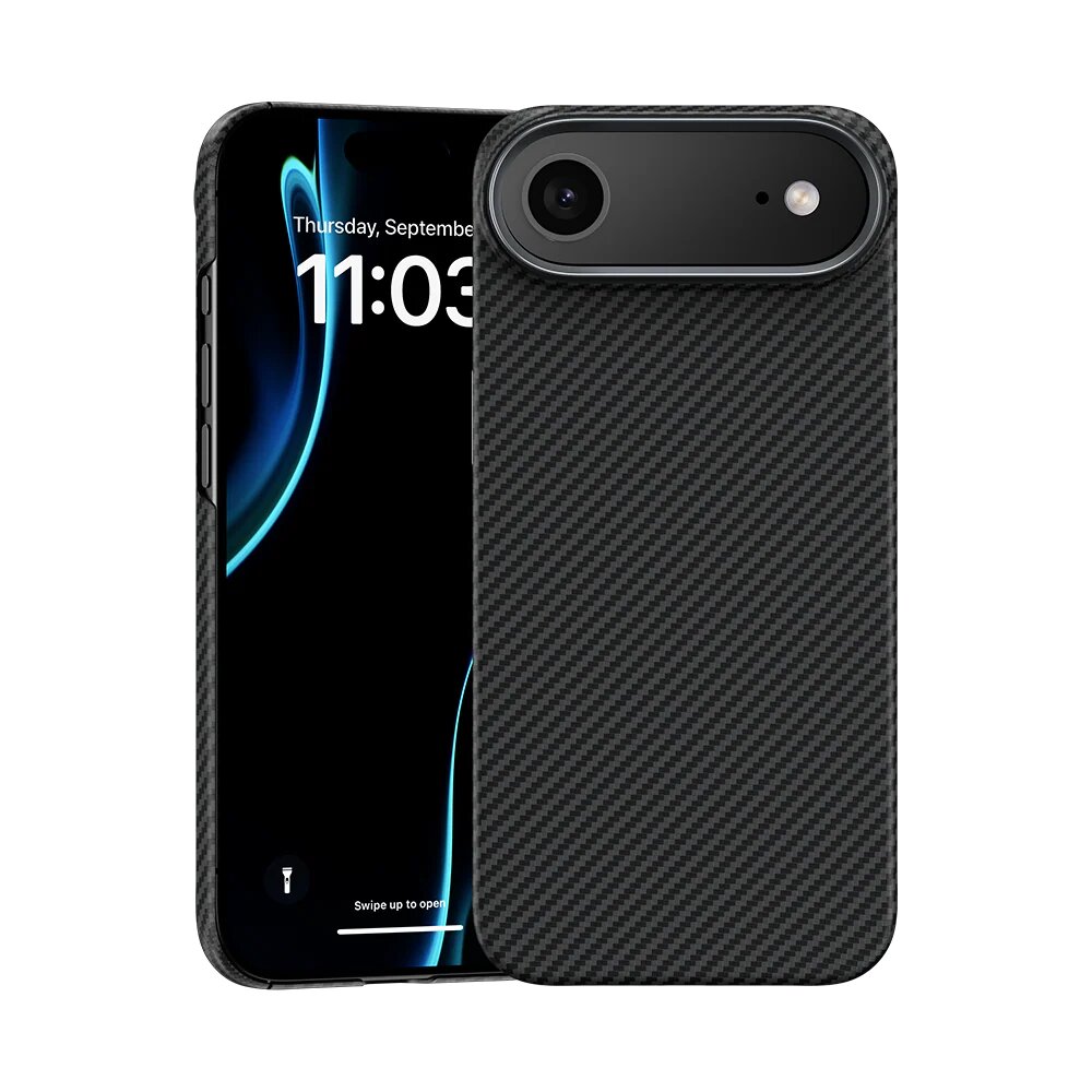 Чехол Benks ArmorAir Case built with Kevlar® 600D для iPhone 17 Air 6.5", цвет черный (Black)