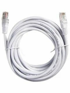 Кабель (патчкорд) LANMASTER UTP RJ-45 вил.-вилка RJ-45 кат.5E 7м белый ПВХ (TWT-45-45-7.0-WH)