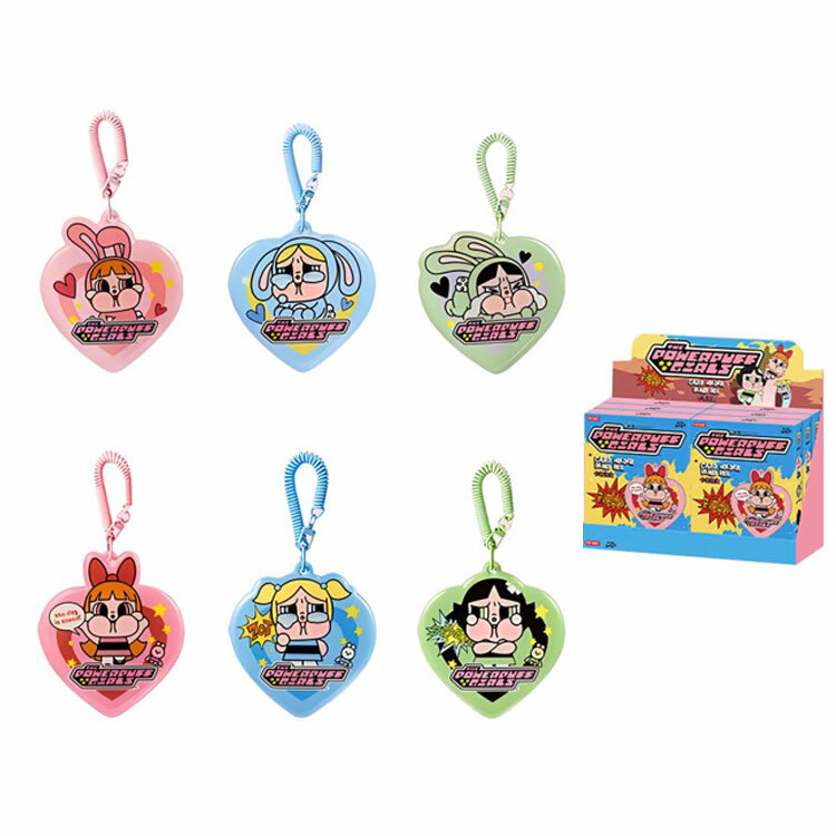 POP MART Powerpuff Girls Держатель для карт Мистик Бокс, Full Box 6 шт.