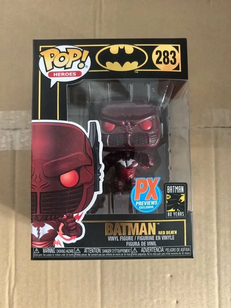 Фигурка Funko POP! "Batman" 80th Anniversary commemorative model, No. 283, Red Death, PX PREVIEWS Limited