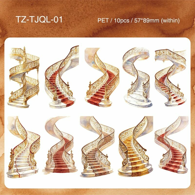 Набор наклеек JIANWU Ladderland Wonder Series TZ-TJQL-01