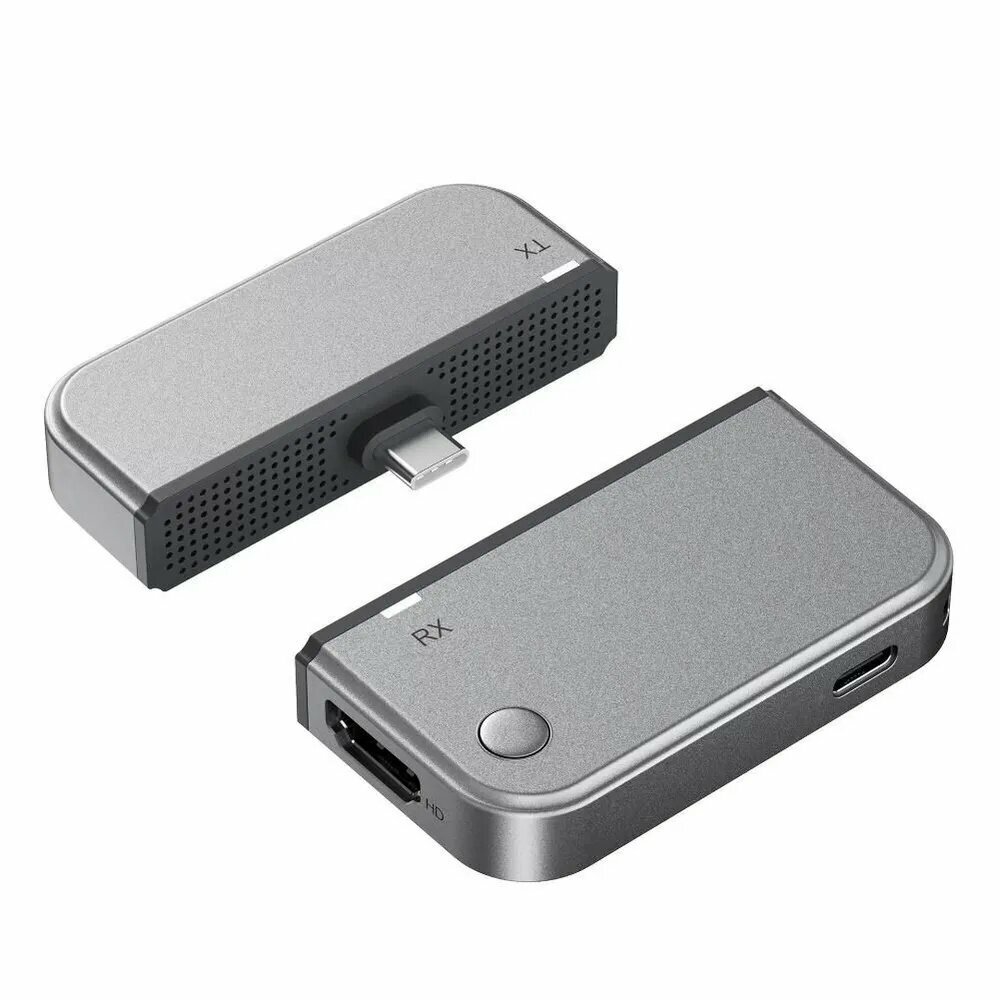 Беспроводной видеопередатчик-приемник 1080P HDMI-совместимый с Type-C, адаптер-удлинитель, ТВ-донгл для ПК, телефона, телевизора, для совместного использования экрана