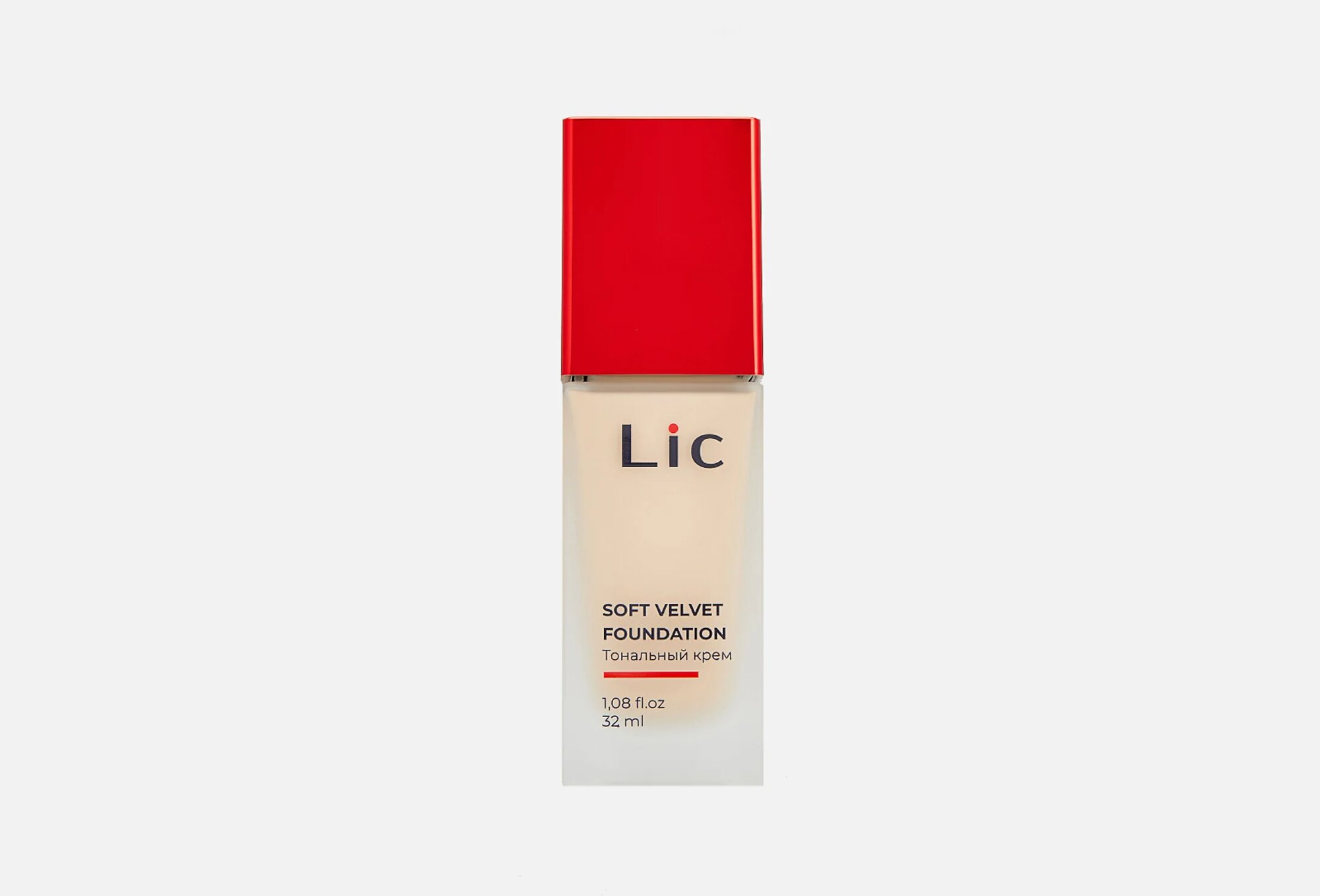 Тональный крем для лица Lic Soft Velvet тон 02Y совершенный макияж