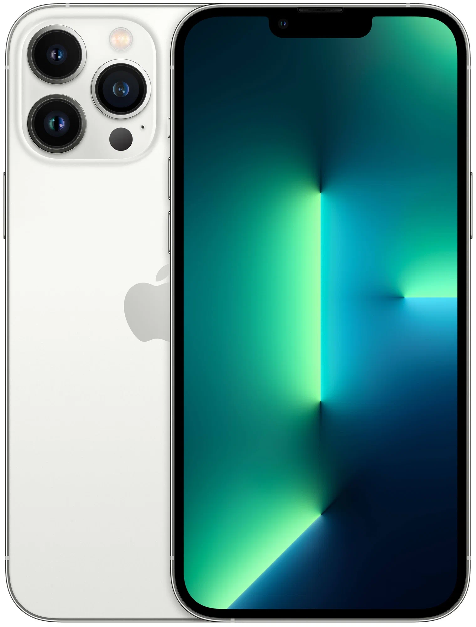 Смартфон Apple iPhone 13 ProMax 128 ГБ , Dual: nano SIM + eSIM , серебро
