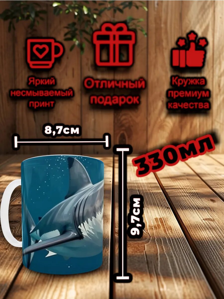 Кружка с Акулой — фото 1