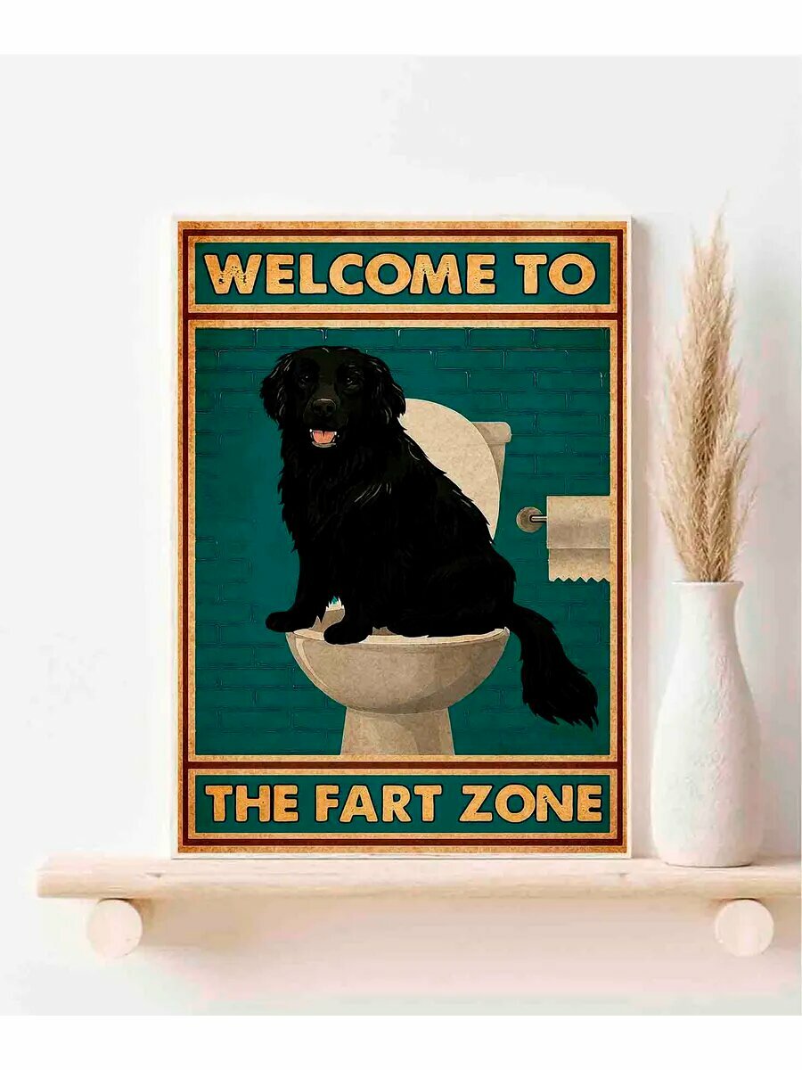 Гладкошерстная собака-ретривер, Welcome To The Fart Zone, П