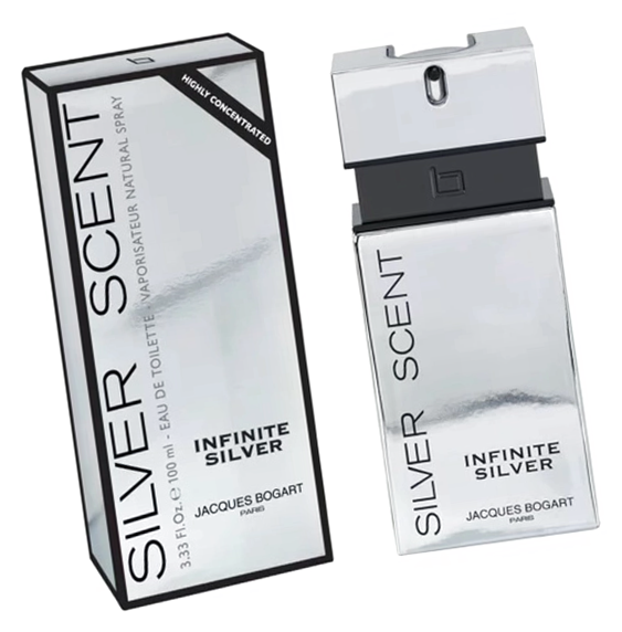 Jacques Bogart Silver Scent Infinite Silver одеколон 100 мл для мужчин - Жак Богарт Инфинит Сильвер