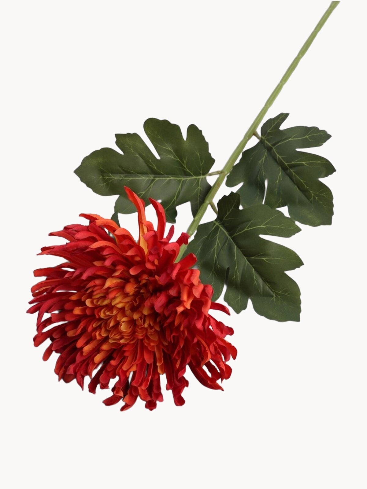Цветы искусственные «Хризантема леди элит», 67×16 см, оранжевые