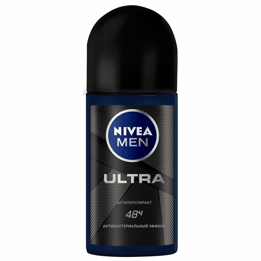 Дезодорант роликовый для мужчин Nivea Ultra 50 мл, Германия, антиперспирант