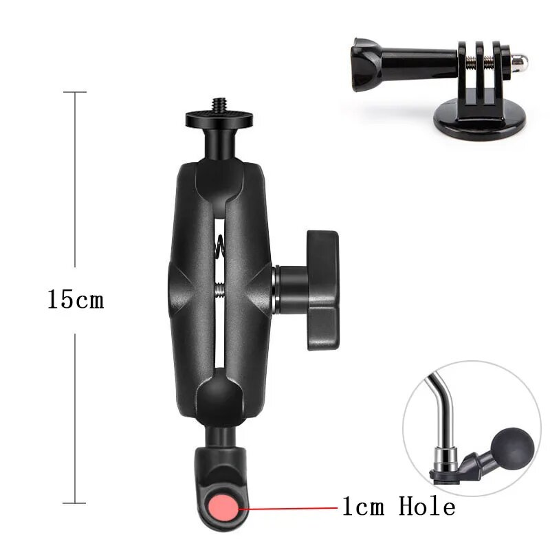 Держатель для камеры 360° KIT 5, 15см, 1см Hole