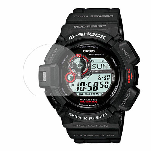 Скрин Мобайл защитный экран для часов Casio G-9300-1 из гидрогелевая плёнка прозрачная