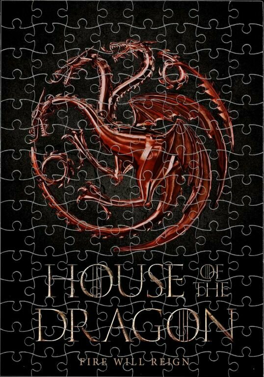 Пазл Дом Дракона, House of the Dragon №9, А4