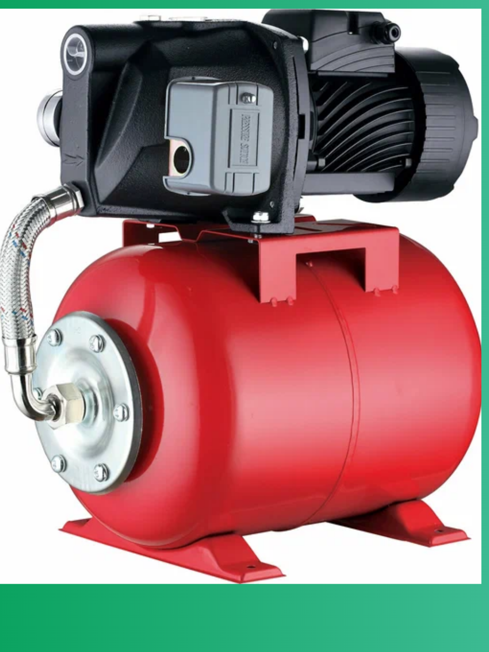Насосная Станция "Pumpman ATJet 100, 750Вт, 40м, 50л, чугун/алюминий/латунь, IP54, 220V