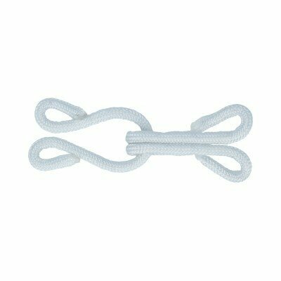 Gamma TF-02 Крючки шубные обтяжные в блистере 36 мм в блистере 3 шт. белый