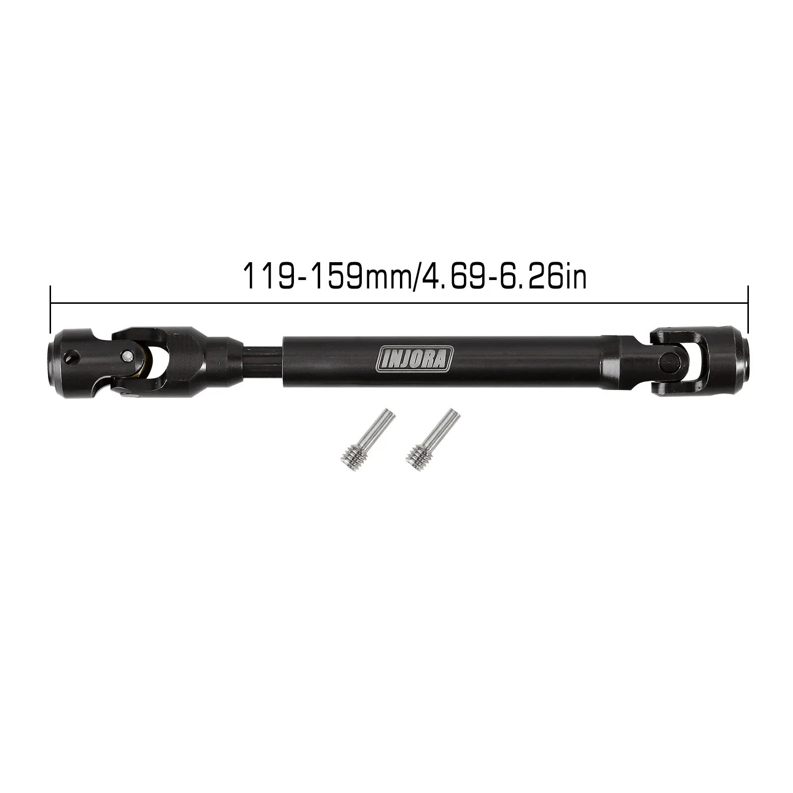 Стальной приводной вал INJORA 1/10, 119-159mm, 1PCS