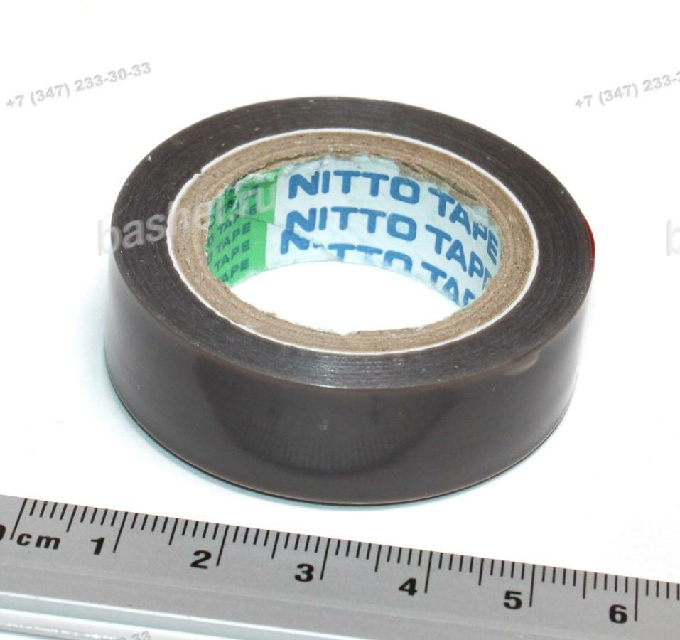 Лента тефлоновая самоклеящаяся арм. стеклотканью 0,08мм х 15мм х 10м