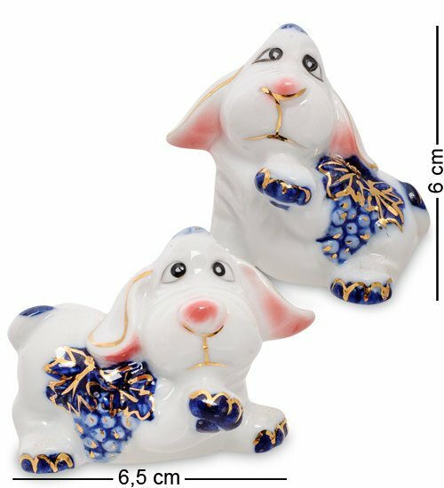 Фигурка Собачка 3,5' син (GE) С 032 113-101892