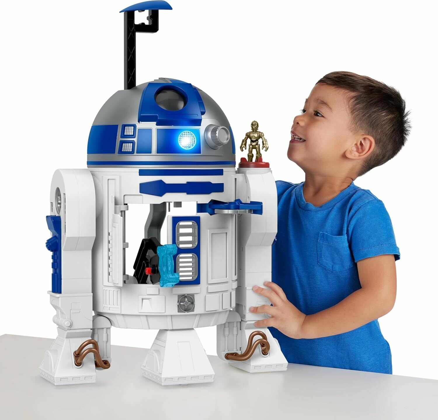 Игрушечный робот Fisher-Price C-3P0 Imaginext STAR WARS, для детей от 3 лет
