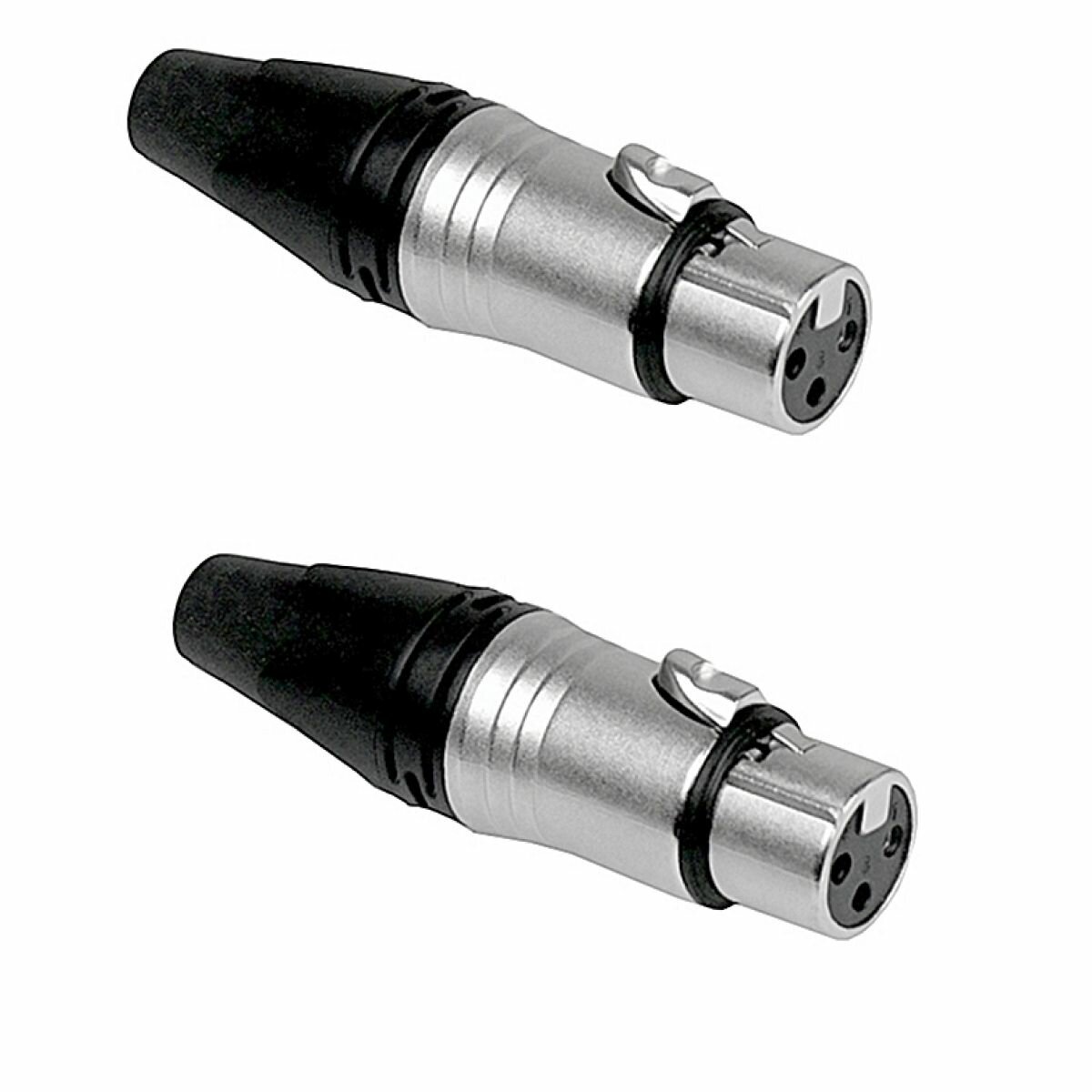 Разъём XLR 3Р кабельный Dasmax XLR3F500 мама