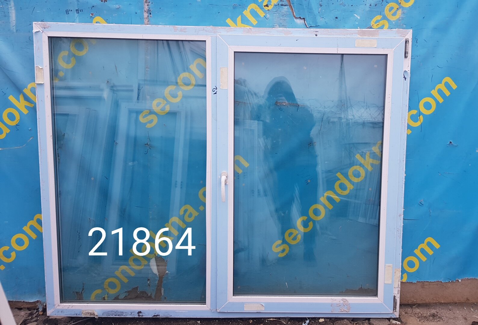 Пластиковое окно Б/У 1400(в)х1730(ш)