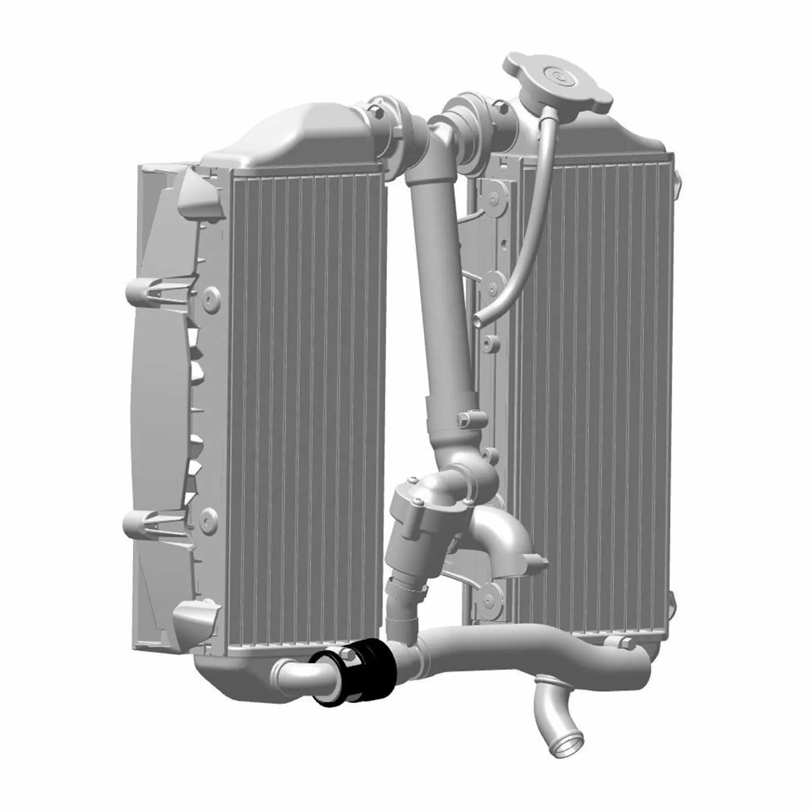 Защита шланга радиатора для эндуро / кросс KTM EXC TPI EXCF 125 150 250 350 450 525 530 2020-2023 2022 Husqvarna TE i FE GasGas для эндуро NiceCNC