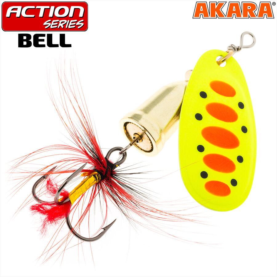 Блесна вращ. Akara Action Series Bell 4 10 гр. 1/3 oz. A33