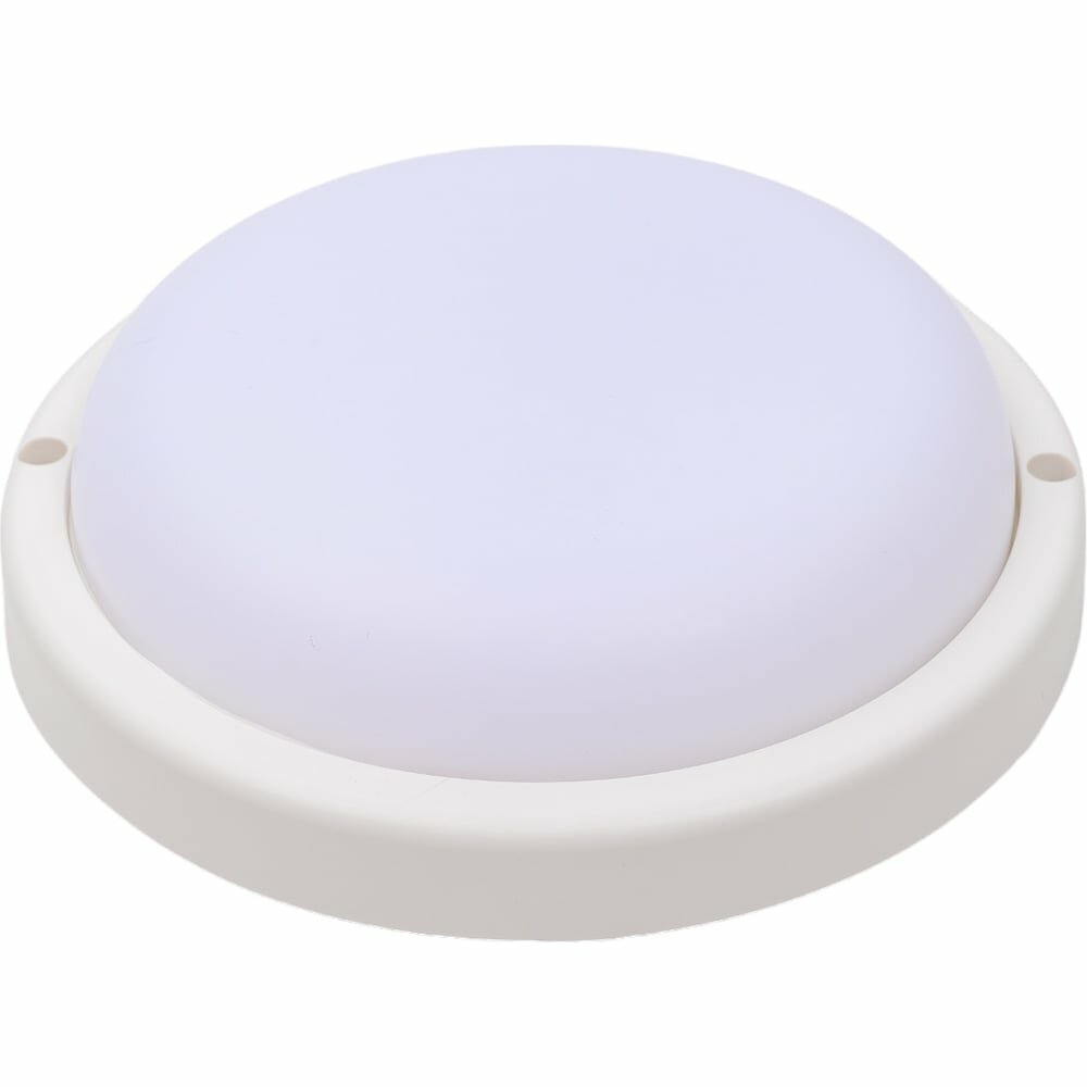 Накладной светильник Ecola LED ДПП Круг IP65 матовый белый 18W 220V 4200K DPRV18ELC
