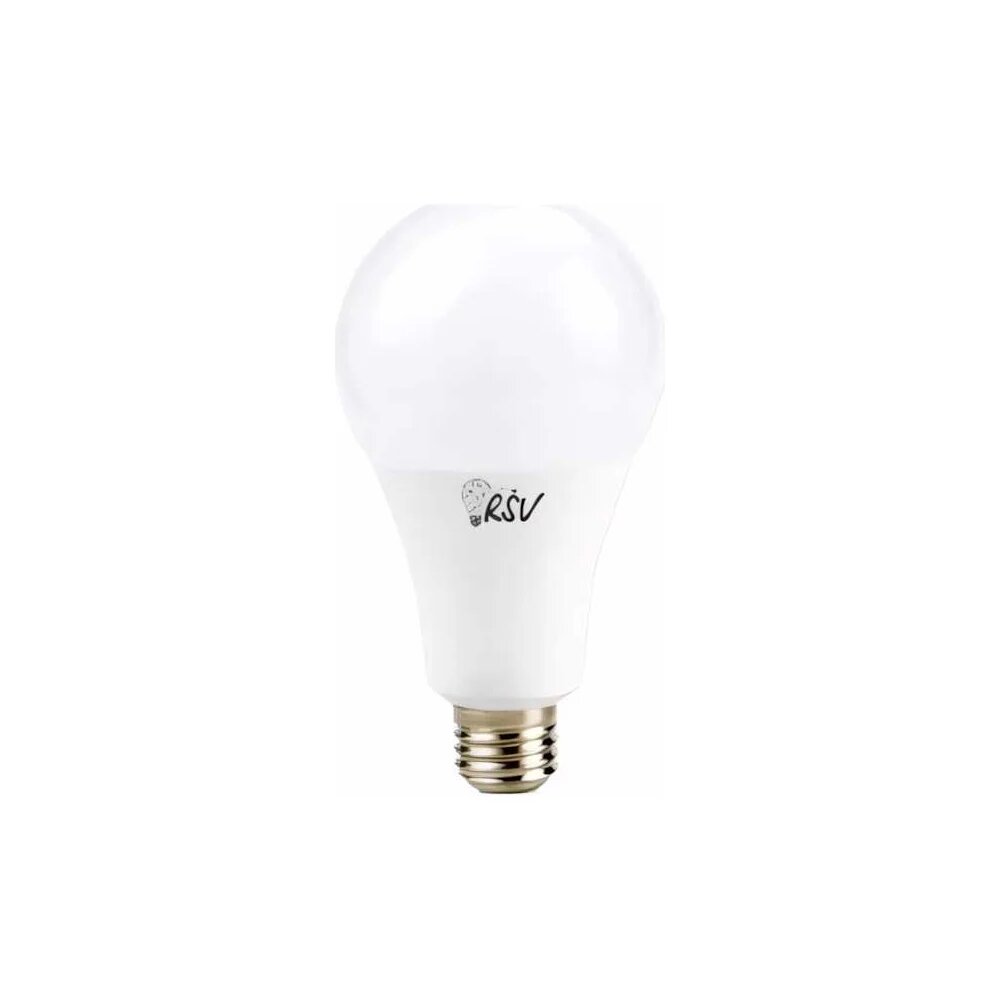 Лампа RSV A65-20W-4000K-E27, светодиодная, матовая, 20 Вт, 4000К, E27