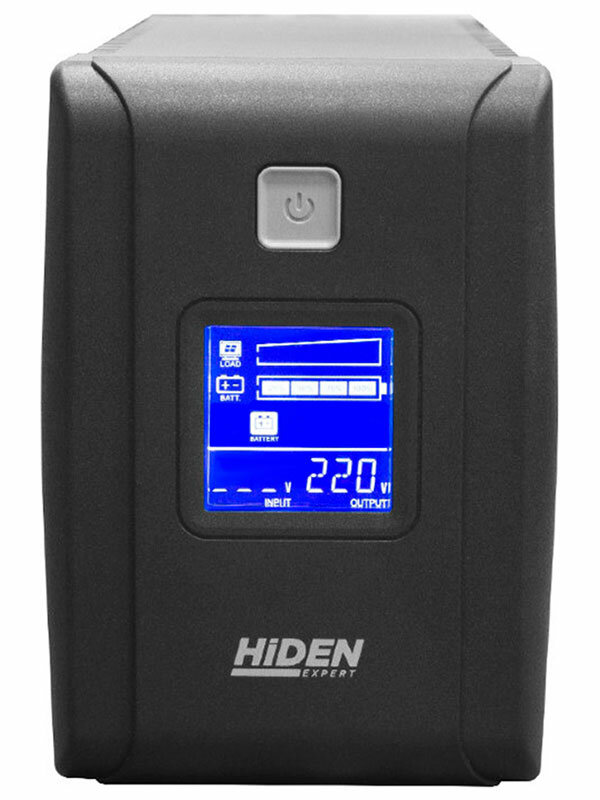 Источник бесперебойного питания Hiden EXPERT ULI800С, 800ВА/480Вт, 4xIEC, C13, LCD, USB