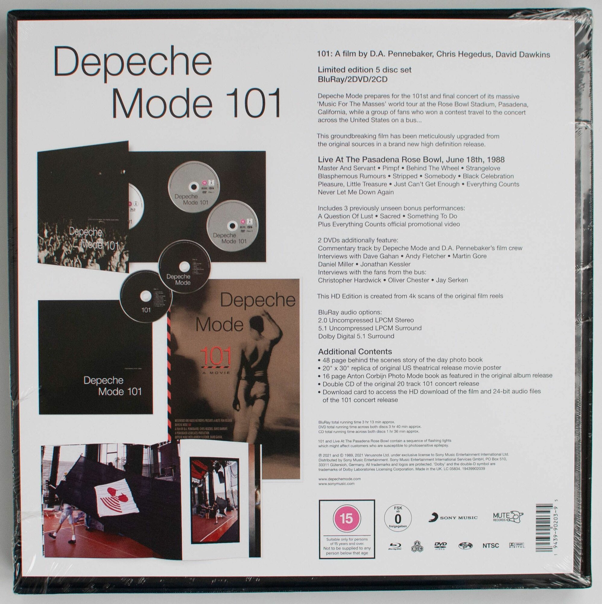 Depeche Mode - 101 издание Box Set DVD/Blu-ray/СD Оригинал из Европы — фото 1