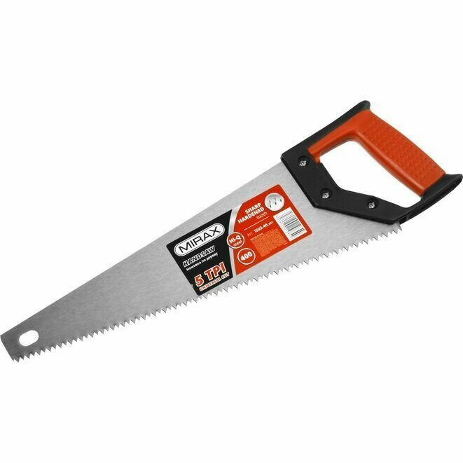 Ножовка по дереву, MIRAX Universal 375 мм