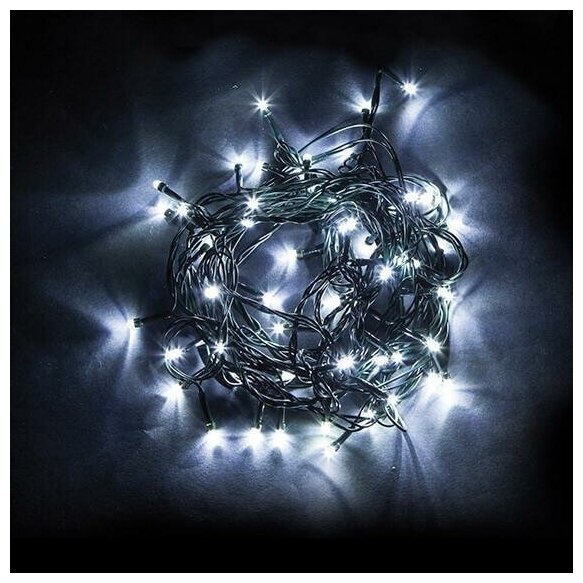 Светодиодная гирлянда Feron 15 веток 230V 5000K холодный белый с мерцанием CL93 32955