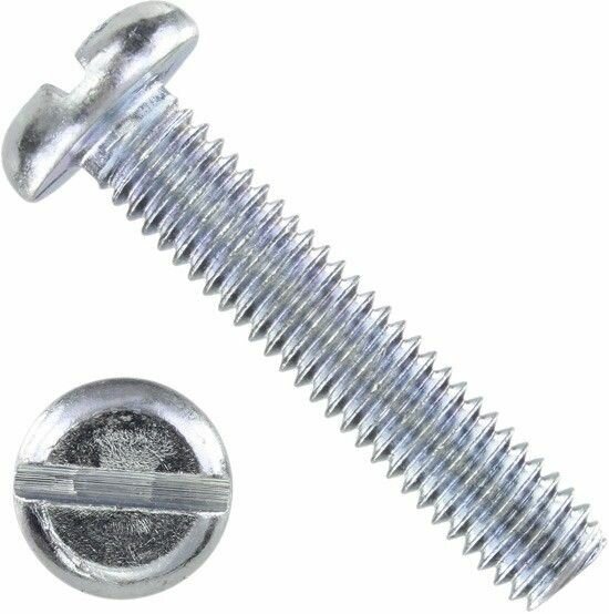 Винт 5х 6 DIN84 цил. гол. прямой шлиц 100шт