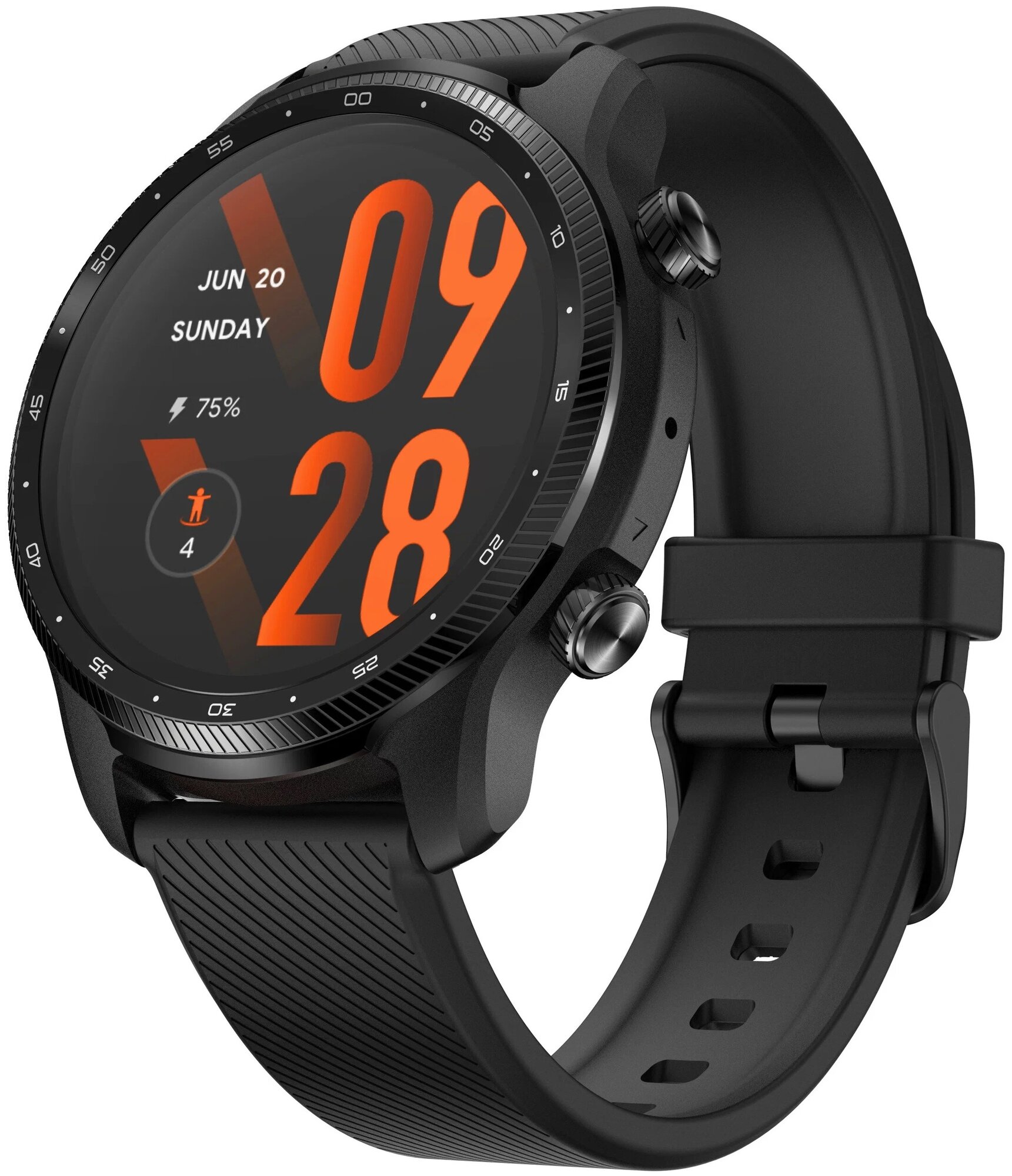 Умные часы Ticwatch Pro 3 Ultra GPS 35 мм GPS Global, shadow black
