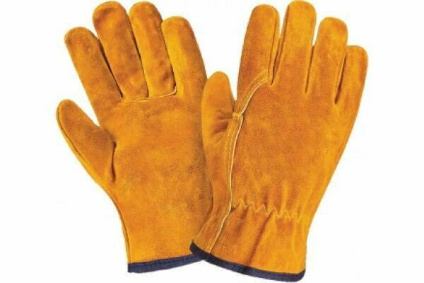 Перчатки спилковые драйвер