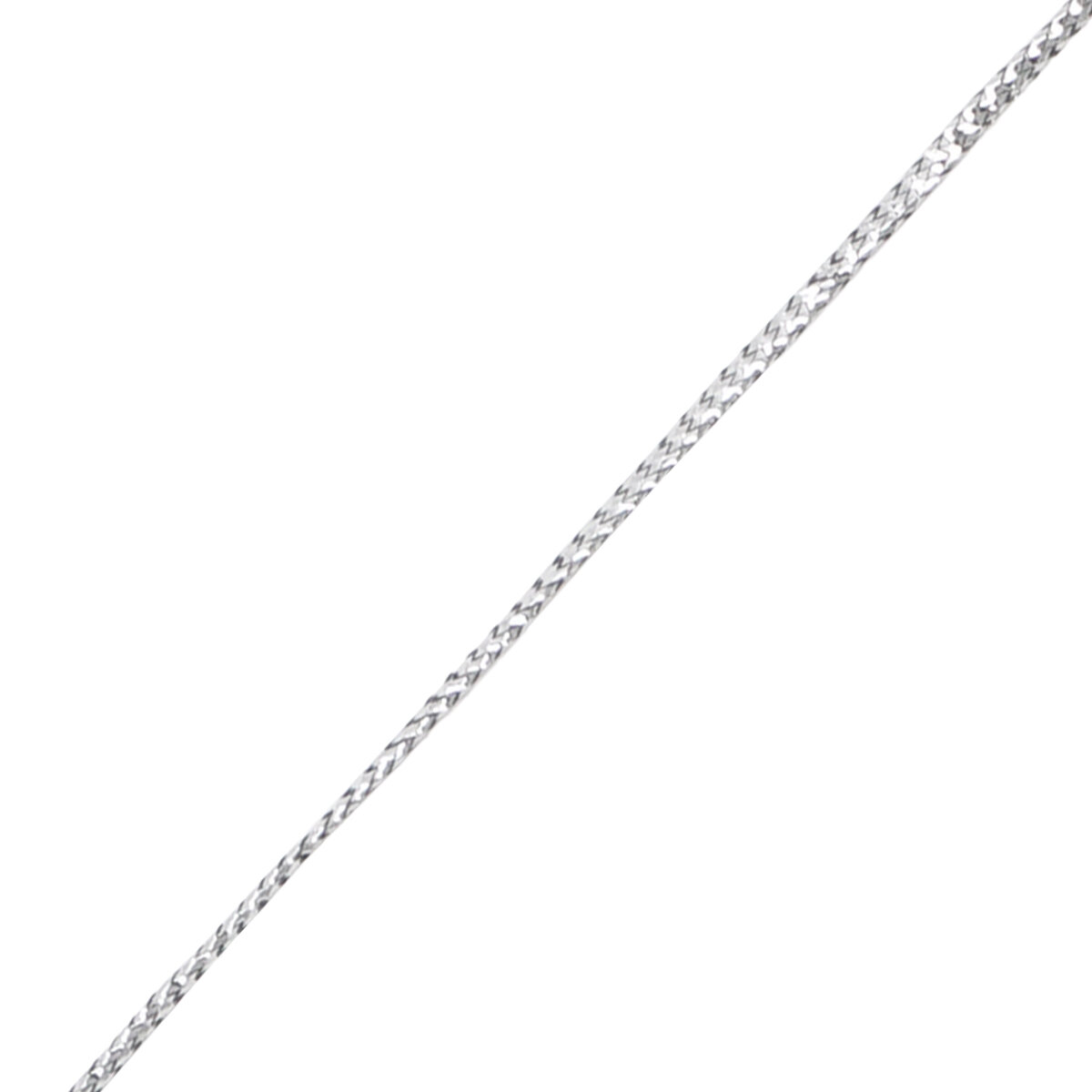 Шнур декоративный для рукоделия и шитья, 1 мм*50 м, люрекс, Красная лента (серебро)