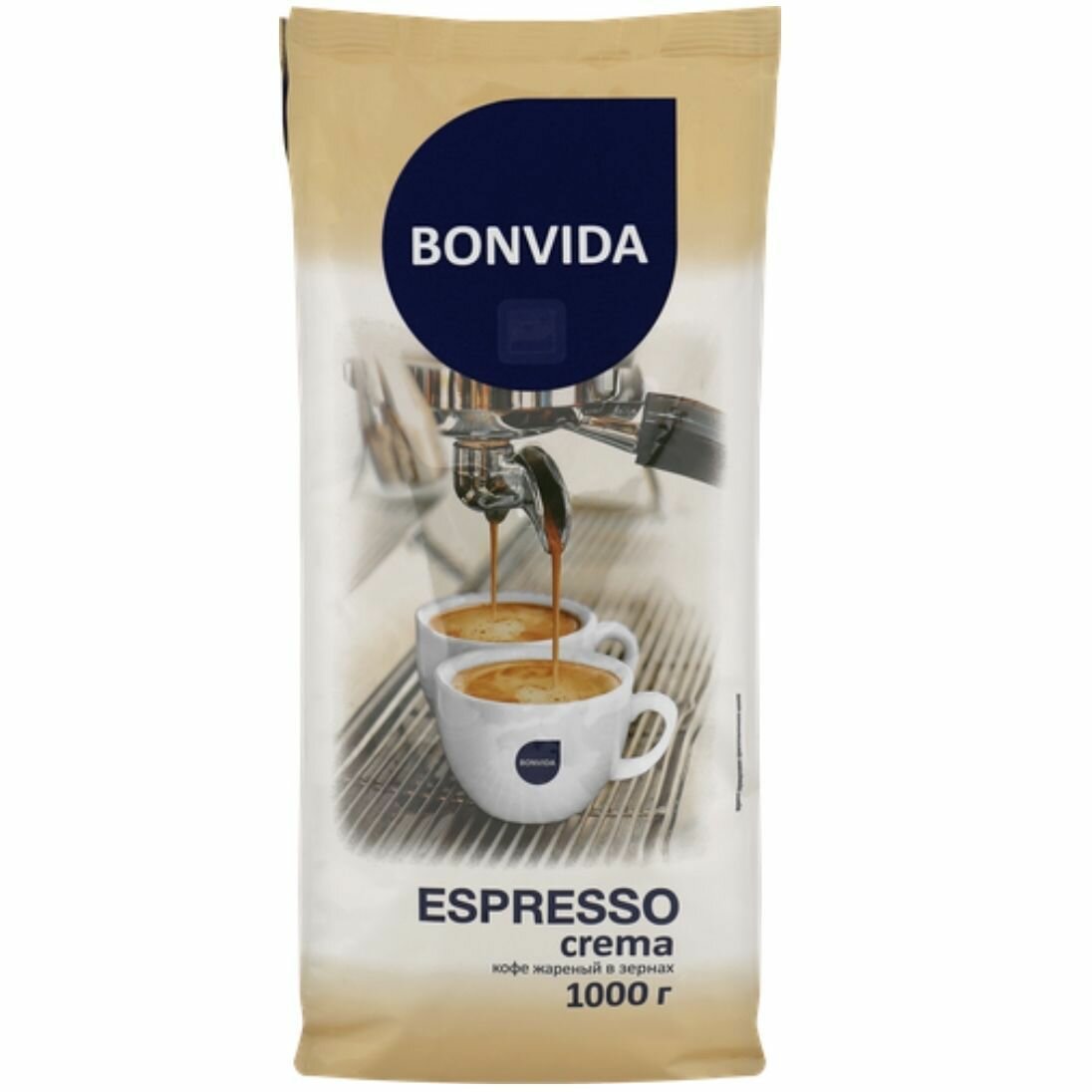Зерновой кофе Bonvida Espresso Crema, арабика / робуста, 1 кг