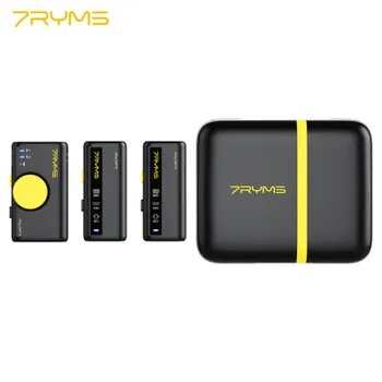 Совместимый с интерфейсным оборудованием Type-C/3, черный, набор беспроводных мини-микрофонов один-два ,7RYMS iRay DW10,4G, 2,5 мм TRS,