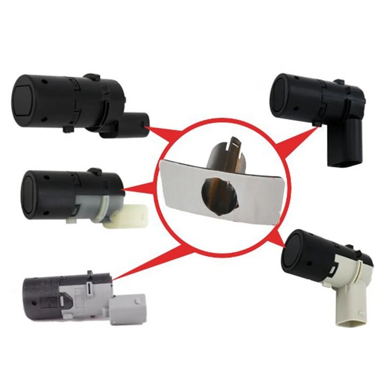 4 шт./лот, кронштейн для установки датчика парковки автомобиля 66206989069 7H 0919275 E Для BMW E38 E39 E46 X5 E53 E60 E61 E64