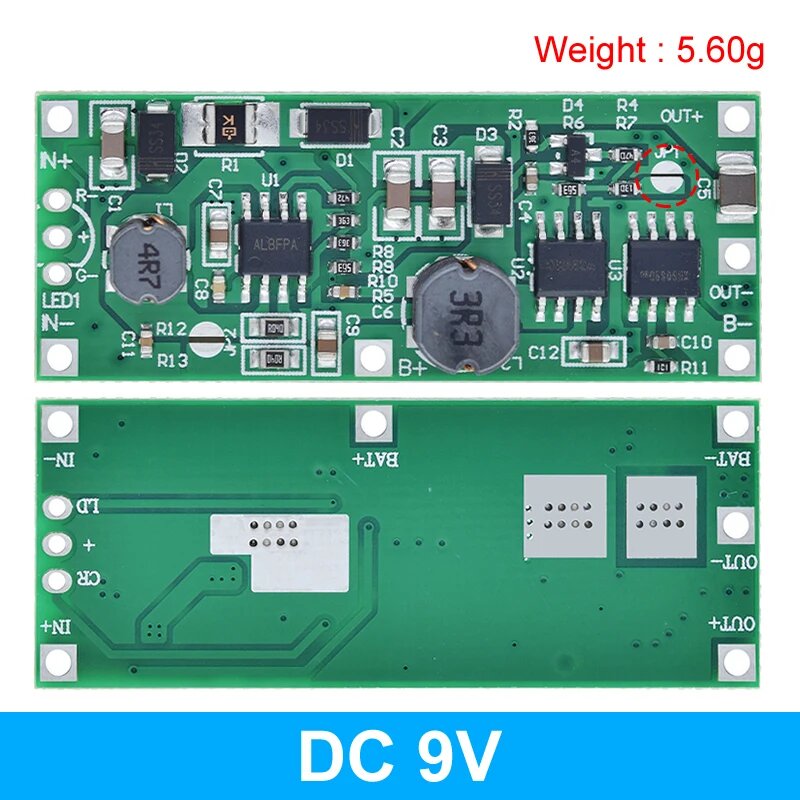 DC 9V повышающий модуль питания TZT