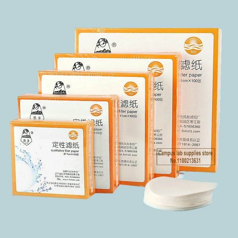 Фильтровальная бумага из хлопка 100 шт. 7cm medium speed