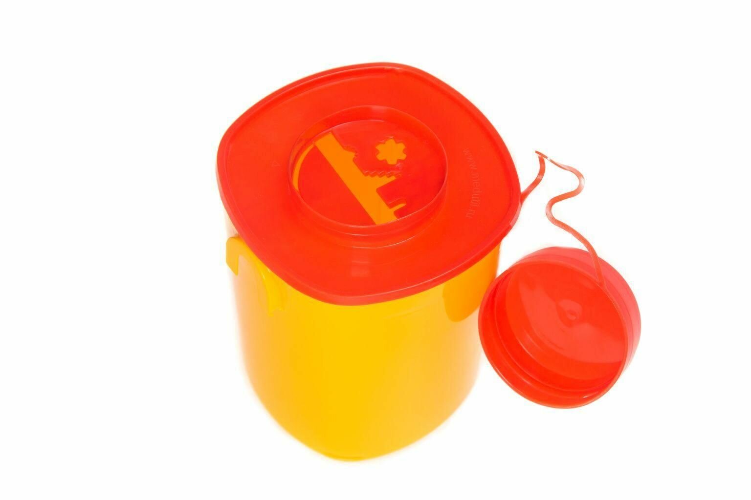 Контейнер для медицинских отходов класса Б, сзпи, объем 1,5 литра, 30 штук